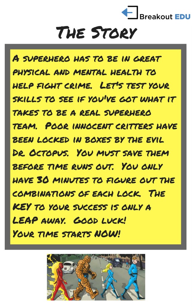 Breakout EDU: 5 Components of Fitness Superhero Training | PHYSEDAGOGY